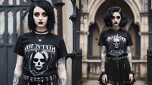 10 Goth-Inspired Styling Ideas with Women’s Band T-Shirts